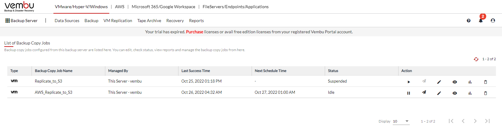 Vembu How To Setup Immutable Backups To Aws S3