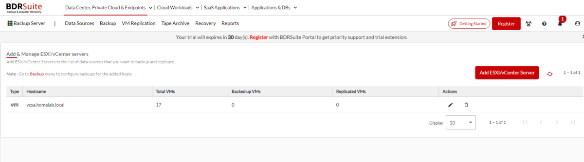 Configuring VMware Backup with BDRSuite: A Step by Step Guide