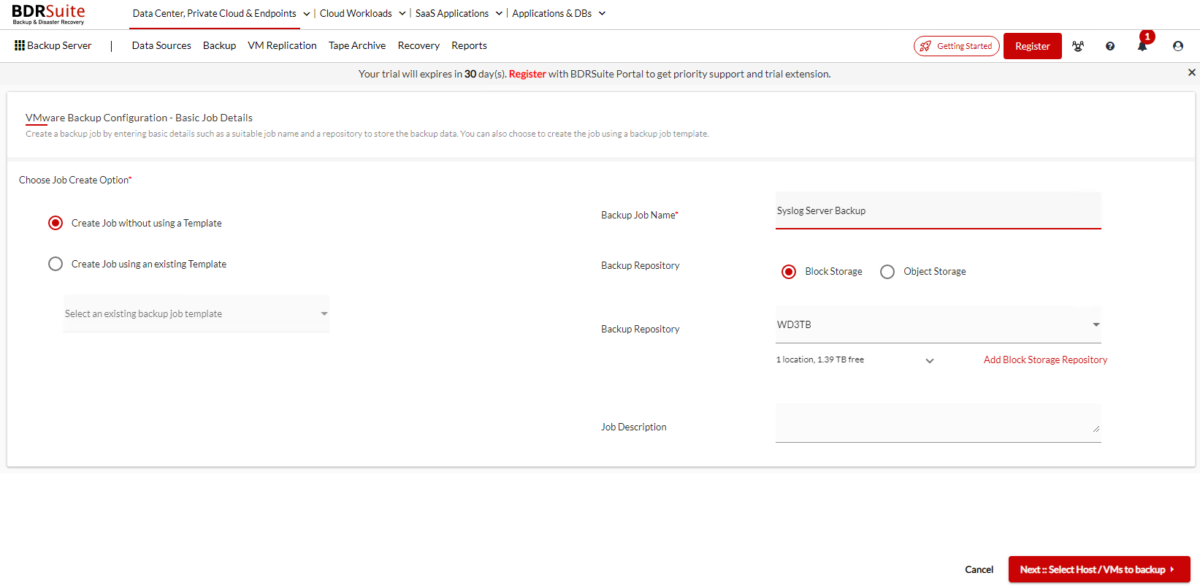 Configuring VMware Backup with BDRSuite: A Step by Step Guide