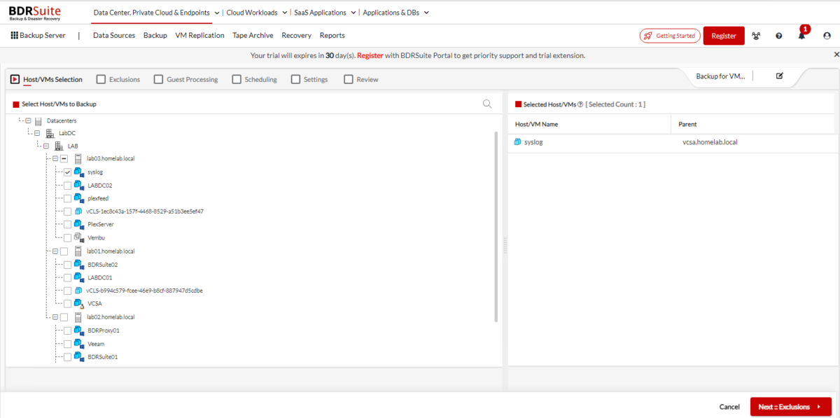 Configuring VMware Backup with BDRSuite: A Step by Step Guide