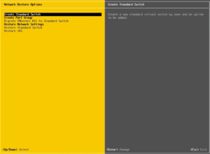 Rebuilding Distributed Switch on New vCenter Instance Using a Backup